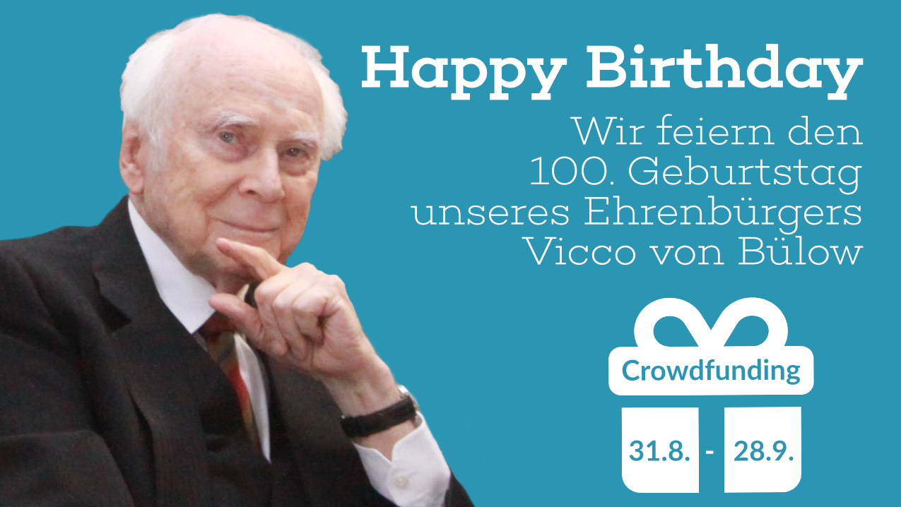 Crowdfunding-Aktion für Veranstaltungen zum 100. Geburtstag von Vicco ...